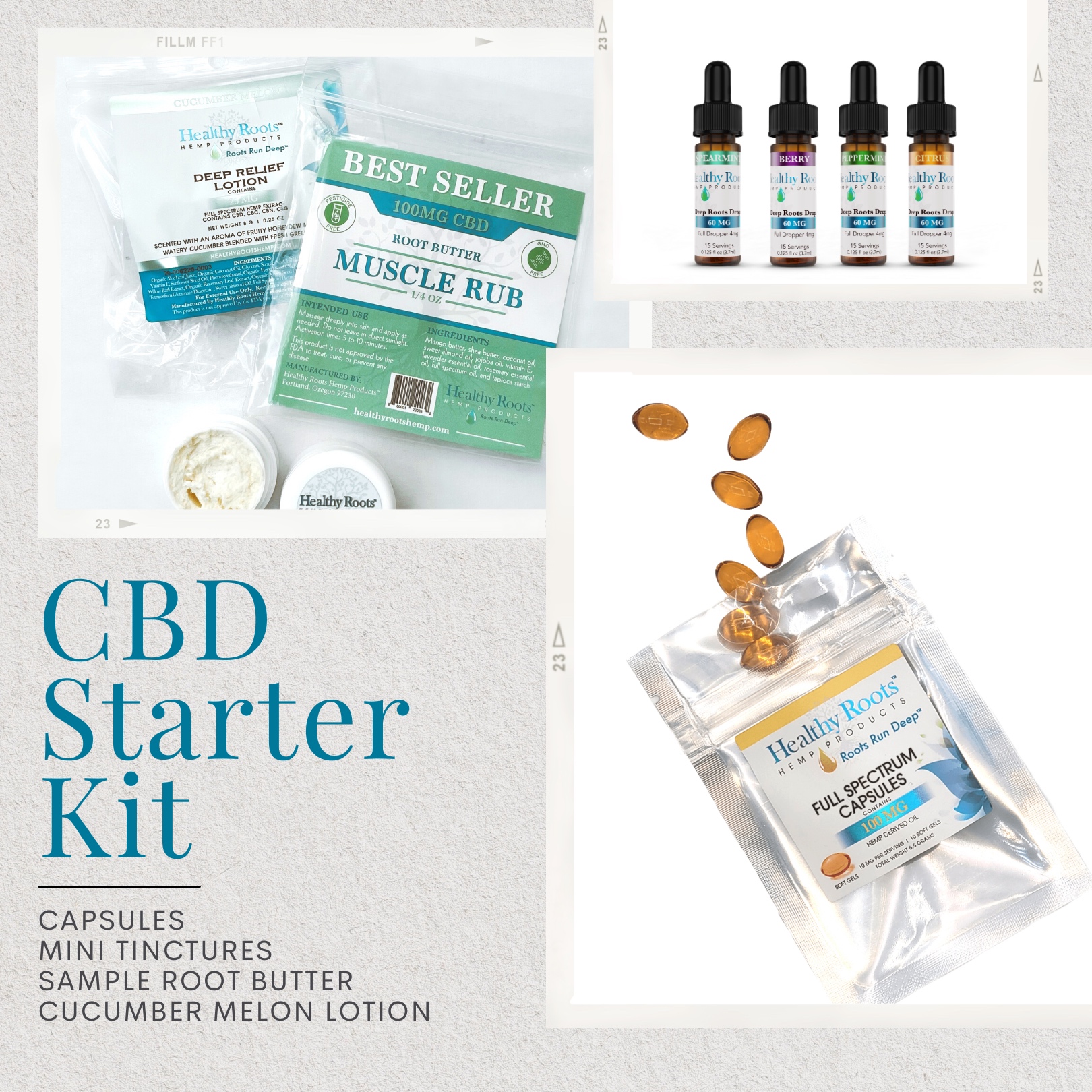 What's Inside Of Our CBD Starter Kit | Healthy Roots Hemp